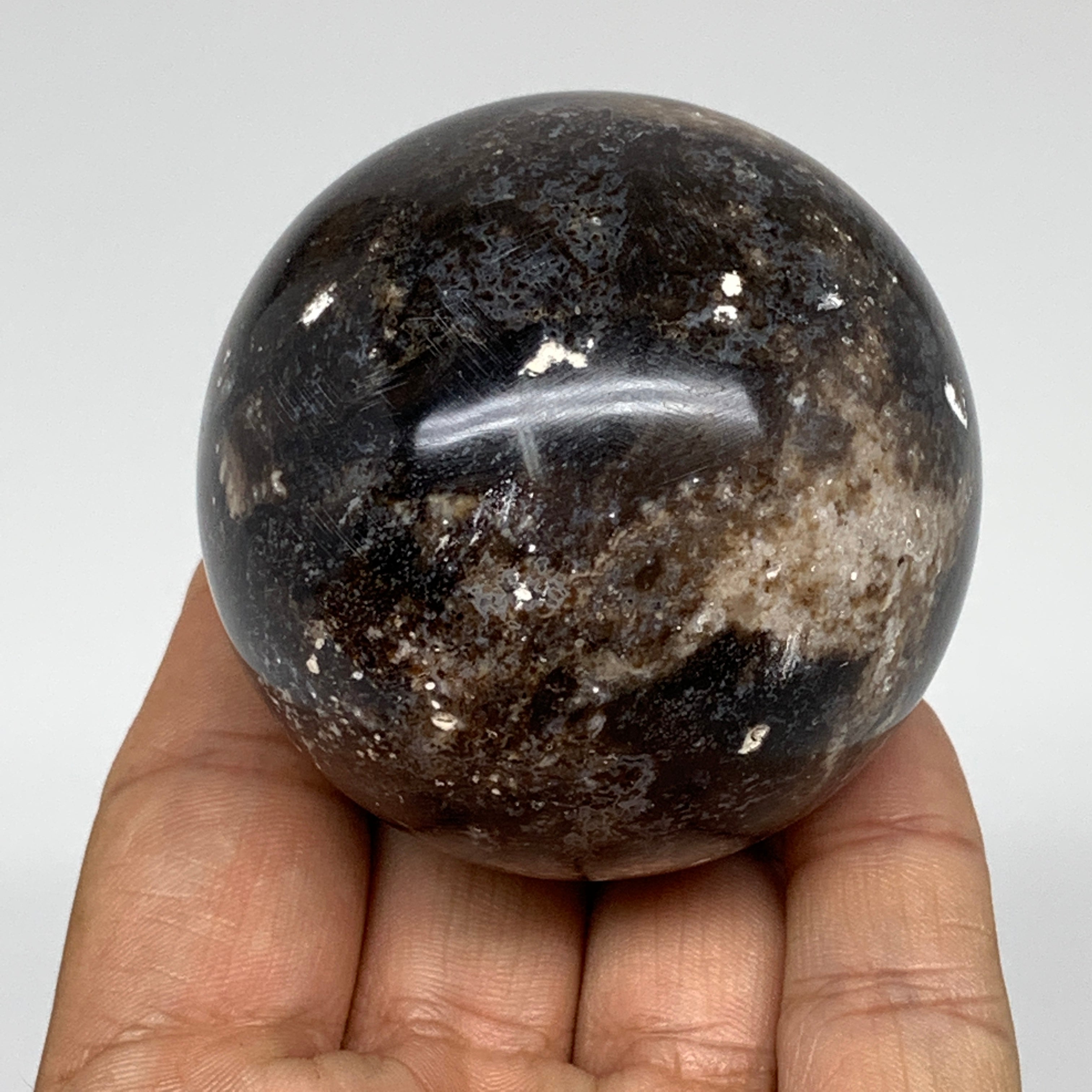 Black Opal Sphere, Gemstones Crystal Natural,Black Opal Balls Handmade ...